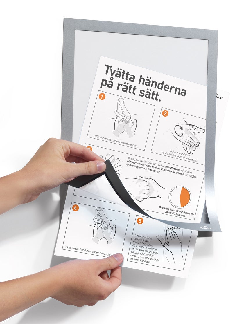 Inforam Duraframe A5 svart 2 st/fp